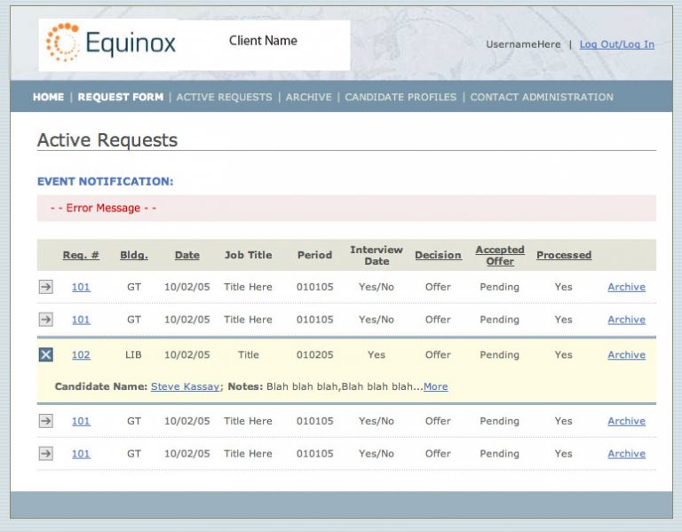 Equinox Releases – Equinox Portal